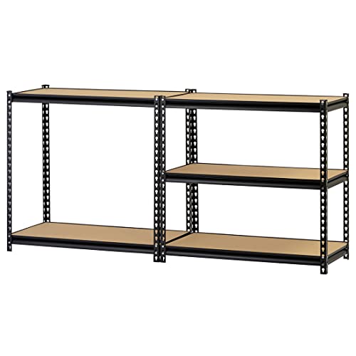 LOOMLO 5-Tier Metal Shelving Unit Adjustable Garage Storage Utility Rack , Heavy Duty Shelves Organization, Easy to Assemble, Highly Adjustable Shelf
