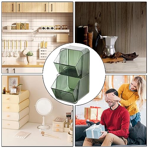 Teabag Storage Box, Drawer TeaBag Holder, Teabag Storage For Kitchen, Seasoning Sugar Packet Holder, Large Desktop Tea Container For Countertops, Office, Kitchen Accessories