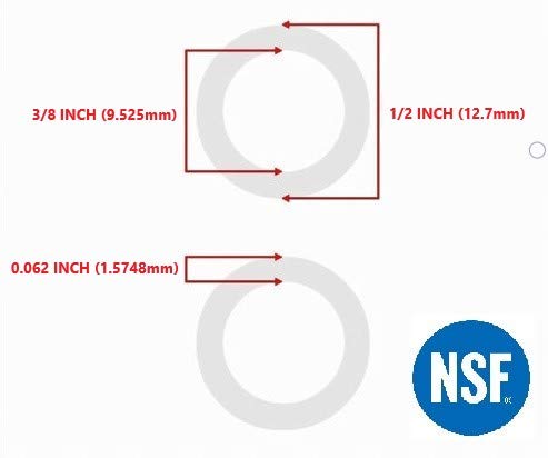 DMfit Blue LLDPE Tubing Tube (0.17" ID 1/4" OD) 1000 Feet per Reel, NSF/ANSI-51,61 Certificate