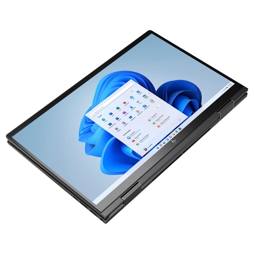 HP 2022 Envy X360 2-in-1 Touch Screen Laptop, 15.6" FHD IPS Display, AMD 6-Core Ryzen 5 5625U (Beat i7-1265U), 32GB DDR4 RAM, 512GB PCIe SSD, USB-C, HDMI, WiFi 6, SD Card Reader, Backlit KB, Win 11