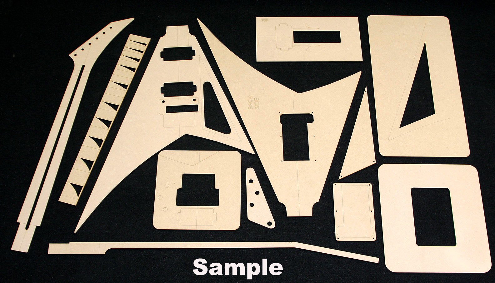 Electric Guitar Routing Template - LP