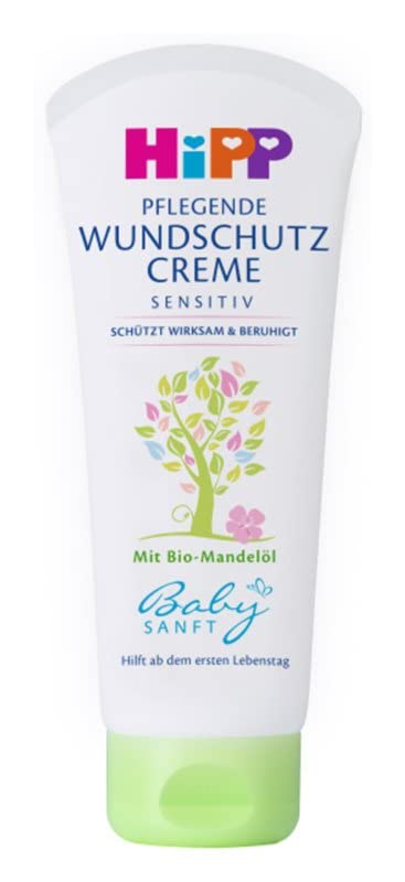 HIP Interactive HiPP Babysanft Nourishing Wound Protection Cream With Organic Almond oil.100 ml/ 3.5 Oz