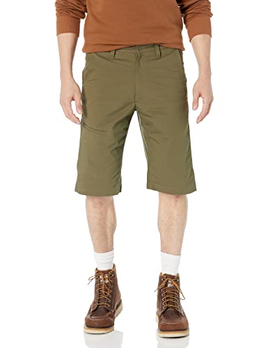 Dickies Men's Temp-iQ 13 Inch Performance Hybrid Utility Shorts, Military Green, 34