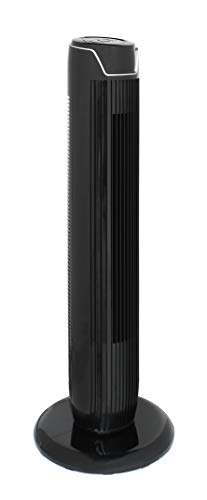 SPT SF-1536BKA: Tower Fan with Remote and Timer in Black, WEIGHT 7.8 lbs