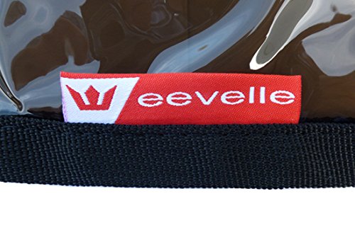 Eevelle USA Solarcap Universal Tinted Forklift Cover - Heavy Duty, Waterproof Vinyl - OSHA Compliant - Universal Fit, Sun & Rain Protection, 53"L x 45"W β Black