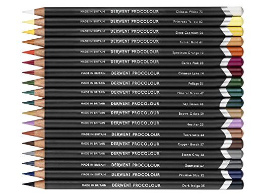 Derwent Colored Pencils, Procolour Pencils, Drawing, Art, Metal Tin, 72 Count (2302508)