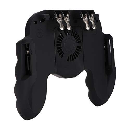 Smartphone Gamepad Portable Mobile Phone Game Controller Heat Dissipation Gamepad Power Handle with Cooling Fan for Smartphone Gamepad