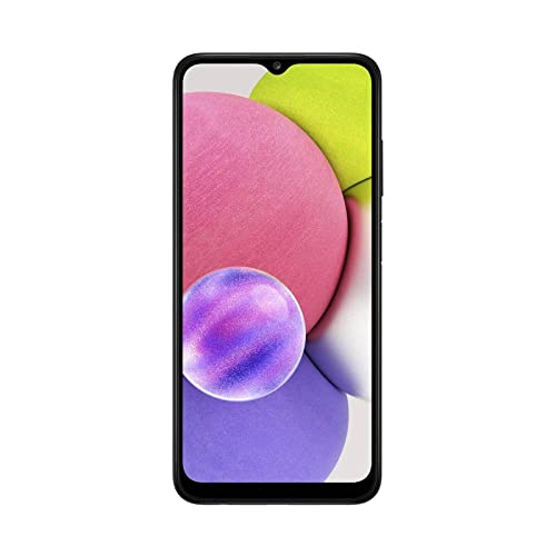 SAMSUNG Galaxy A03S 4G LTE (NOT 5G) 6.5" HD+ Triple Camera 5000mAh Battery, Dual Sim GSM Unlocked Global 4G Volte (NOT VERIZON/Boost) International Model A037M/DS (Black, 32GB+3GB)