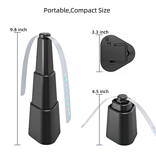 NewBeeclassic Fans for Tables,Portable Automatic Table Food Fan Picnic Drive Fans for Outdoor Indoor Party Meal,Keep Food Clean(2 Pack)