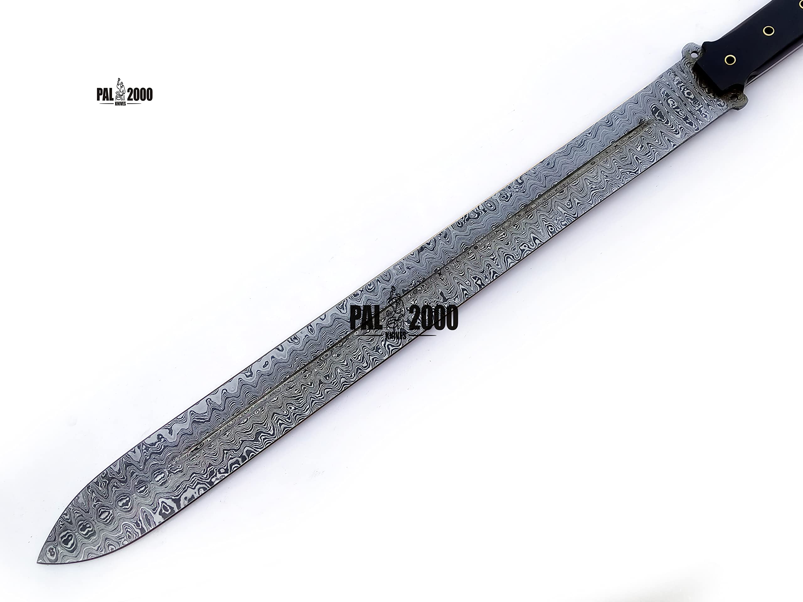 Full Tang Knives - Custom Handmade 26 Inch knife - Hand Forged Damascus steel Knife - Knife With Sheath, Ssmr-9981