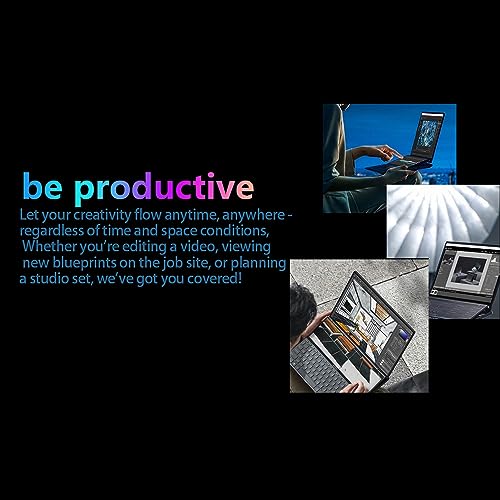 GOWENIC Double Screen Laptop for Win 11, 16 Inch HD Main Screen Notebook with 14in Full HD Touch Panel, for Core I7 10750H Processor, Full Size Keyboard, Dark Gray (16GB+256GB US Plug)