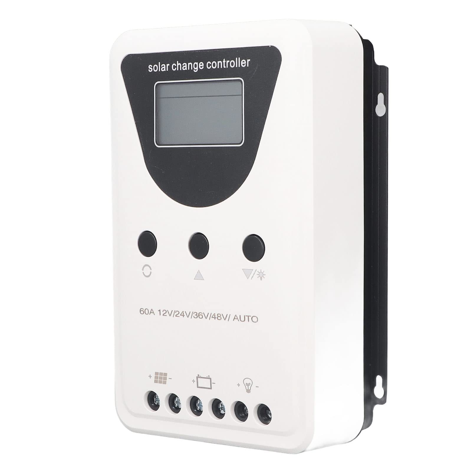GOWENIC Solar Controller, MPPT Solar Controller Automatic Detection System 12V / 24V / 36V / 48V DC Auto, Solar Panel Regulator, 4 Stage Safe Charging(100A)