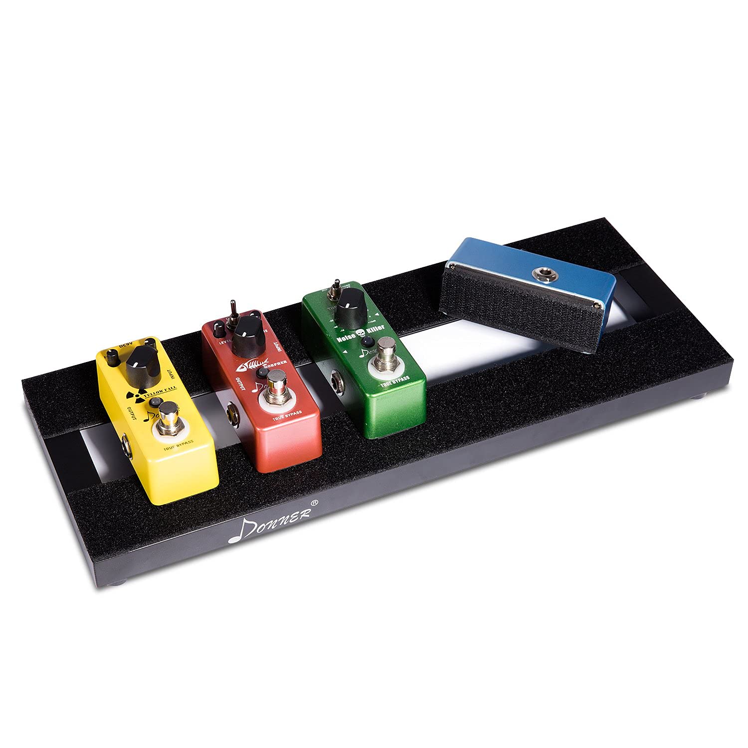 Donner Pedalboard Pedal Tape,Guitar Pedal Board Mounting Tape Length 2M Width 5CM Hook + Loop