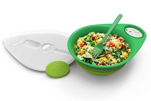 Squish⢠5 Piece Collapsible Salad Set - Green