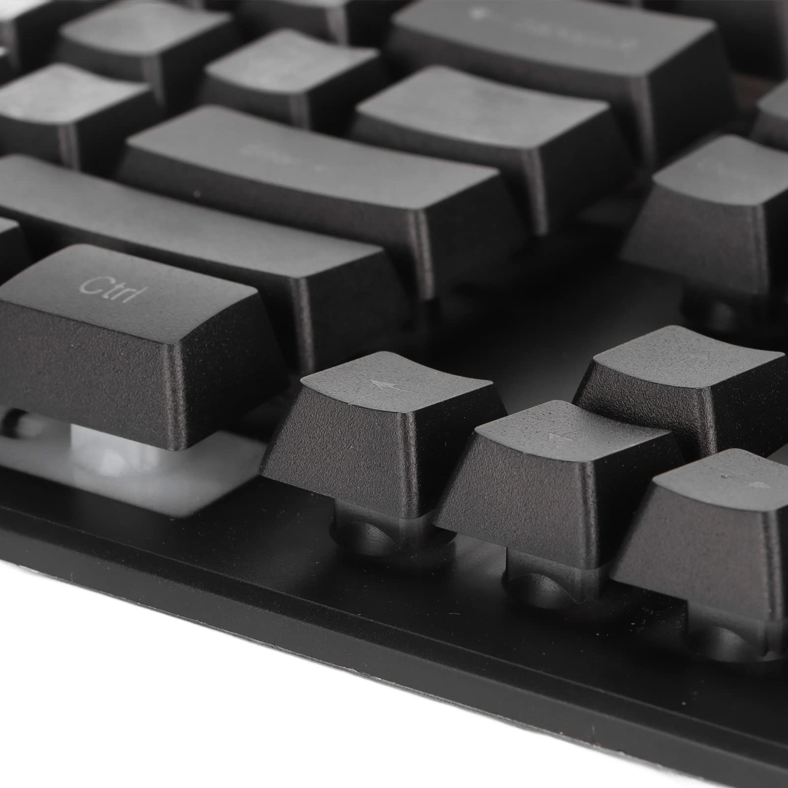 Keyboard and Mouse Combo, 104 Keys Wired USB Mouse and Keyboard Set, Waterproof Ergonomic Keyboard LED Backlit, Keyboard Mouse Set for Gaming (D280 Suit Word Through Black)