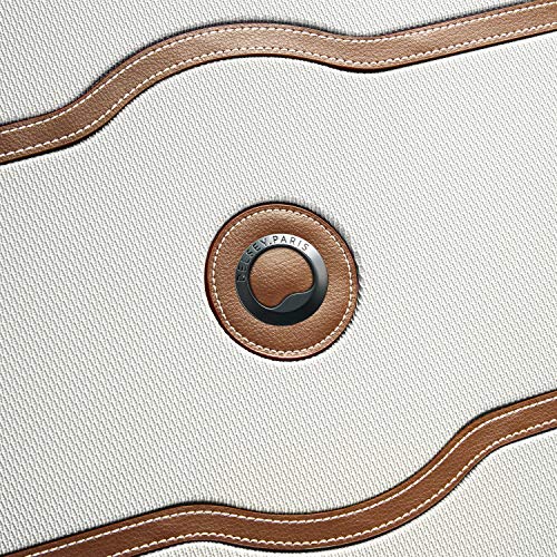 DELSEY Paris Chatelet Hard+ Hardside Luggage with Spinner Wheels, Champagne White, 2 Piece Set 21/28