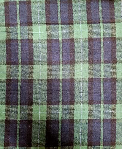 Newcastle Fabrics Yarn Dyed Flannel, Hunter/Navy