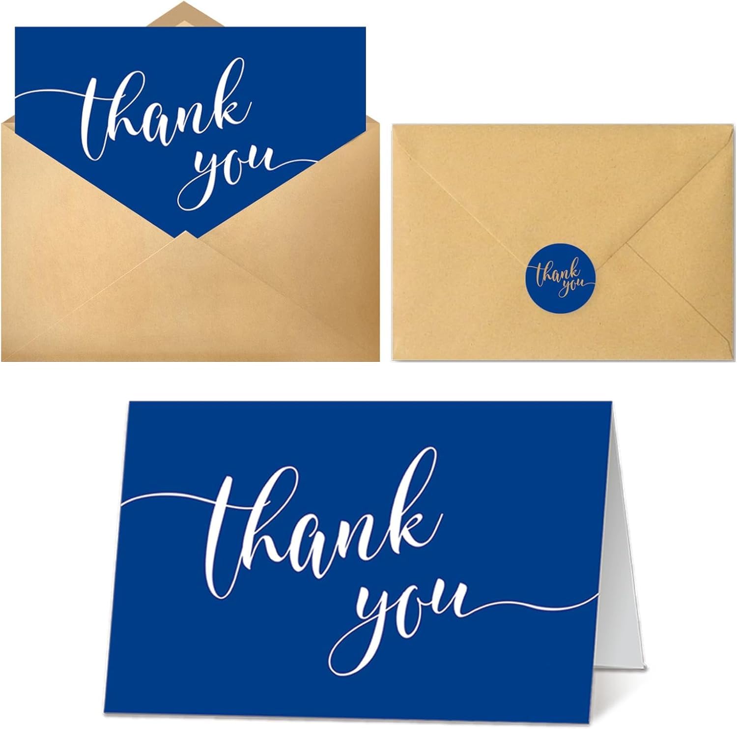 Keyfy Thank You Cards With Envelopes