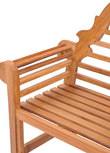 Teak Wood Lutyens Outdoor Patio Arm Chair, Made from Solid A-Grade Teak Wood