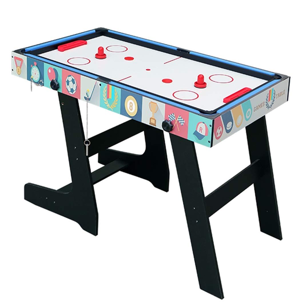 HLC 48" 4-in-1 Combo Game Table with Hockey Table, Soccer Foosball Table, Pool Table, Table Tennis Table