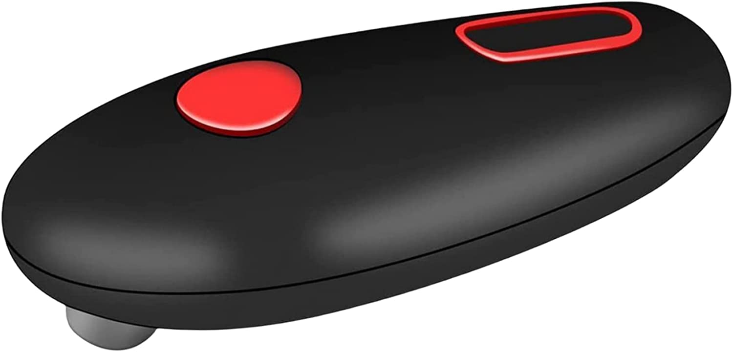 Egypticana Electric Can Opener with One-Touch On & Off Automatic for Any Size Smooth Edge Battery Operated for Kitchen Safety BPA Free Cordless
