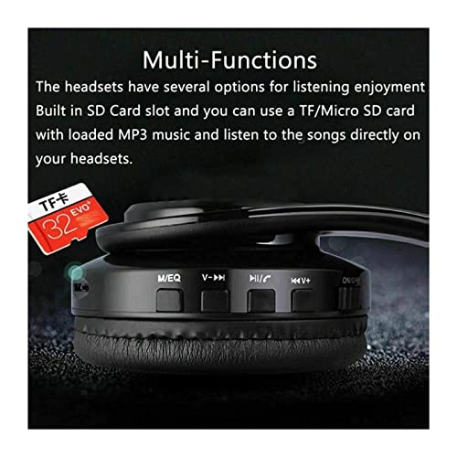 KIFAS Single Ear Bluetooth Headsets Headset for Gaming Consoles Surround Sound Stereo Wireless Headset USB Electronics (Color : Black1, Size : 1)