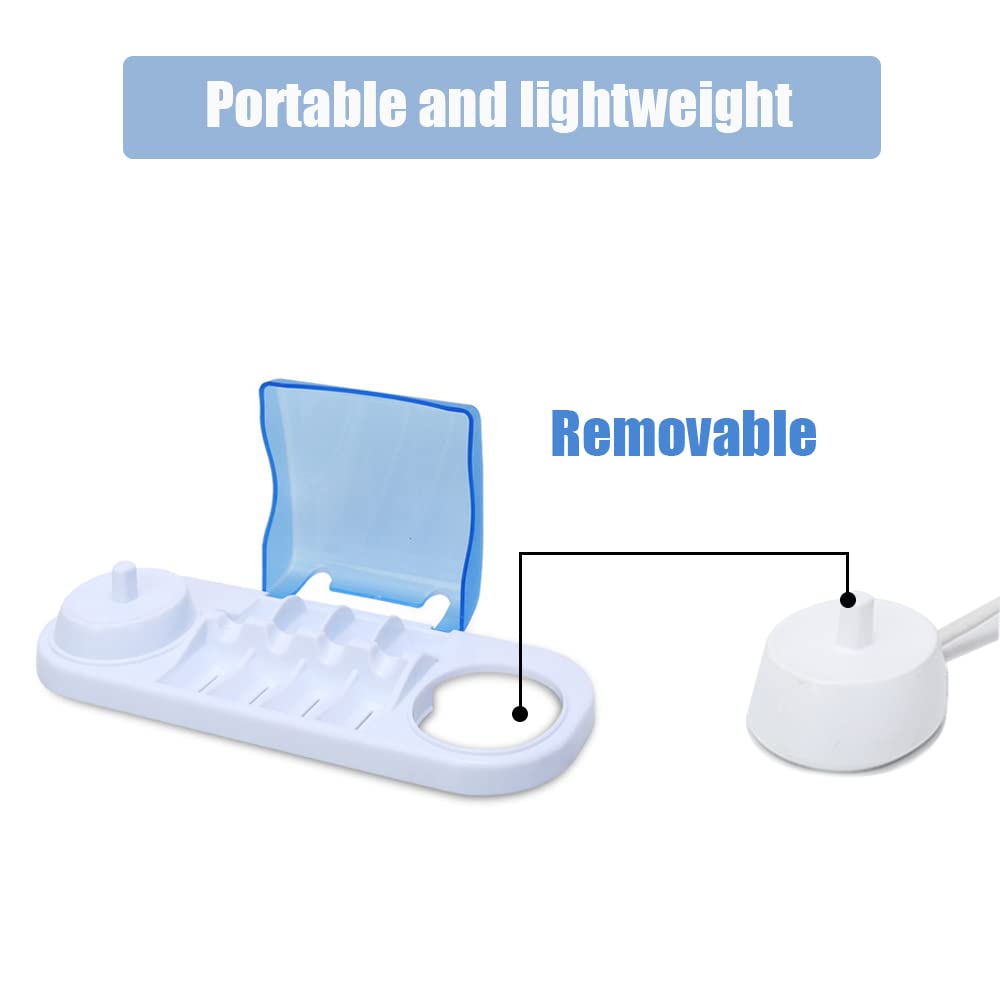 LSTCPGLAI Electric Toothbrush Stand Mount Brush Head Organizer Box Electric Toothbrush Head Holder Suitable for Most Toothbrushes