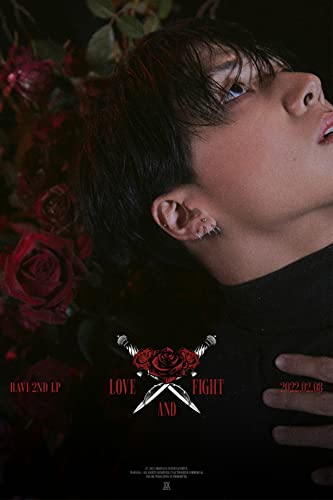 VIXX RAVI Love & Fight 2nd Album CD+1p Poster+80p PhotoBook+1p Sticker+1p PhotoCard+1p Postcard+1ea Mini King Chess+Tracking Kpop Sealed