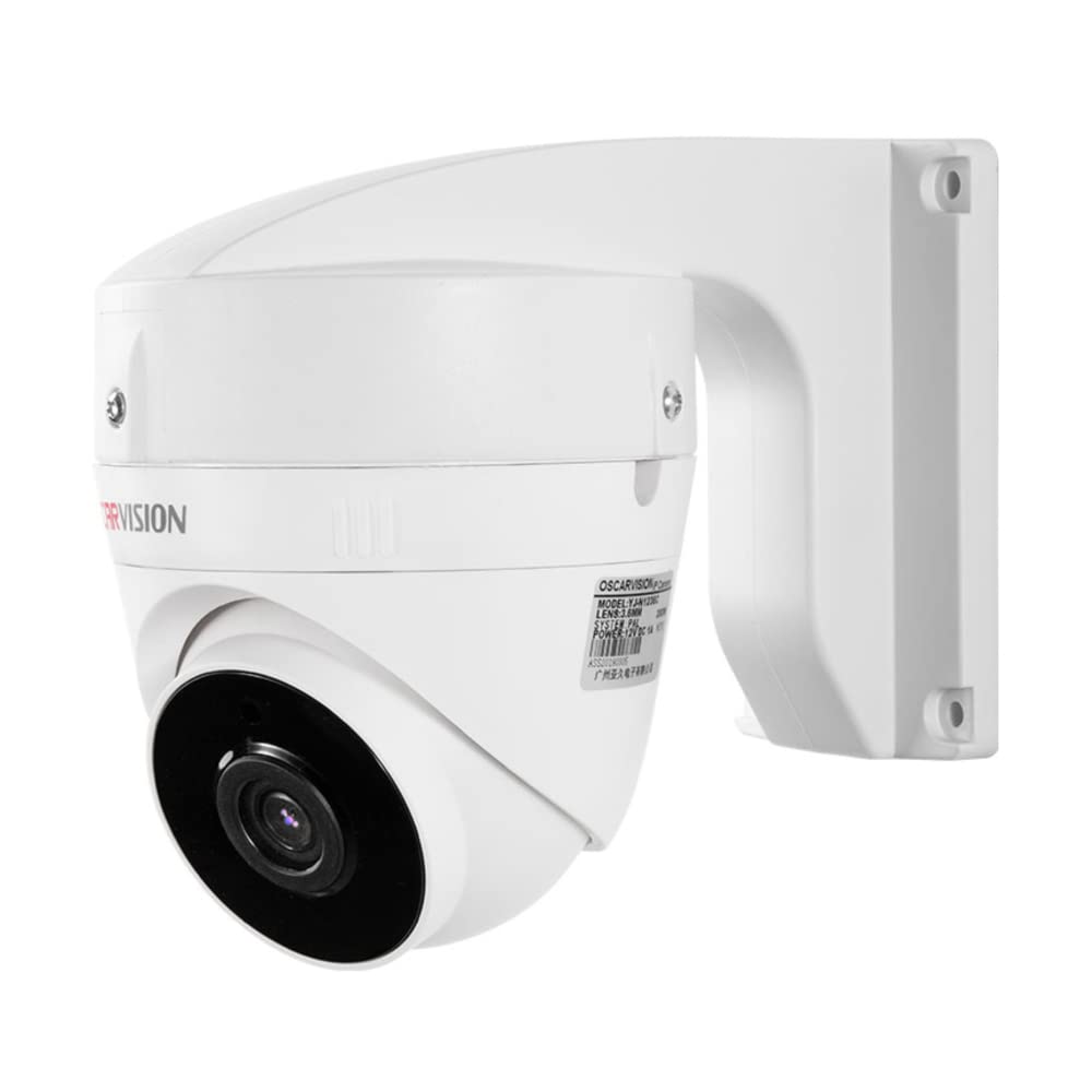 DS-1258A WM110 Universal Surveillance Camera Wall Mount Bracket, ABS, Indoor, L-Shaped Housing for Select CCTV Security IP Dome Camera Mounting, White, (1 Pack)
