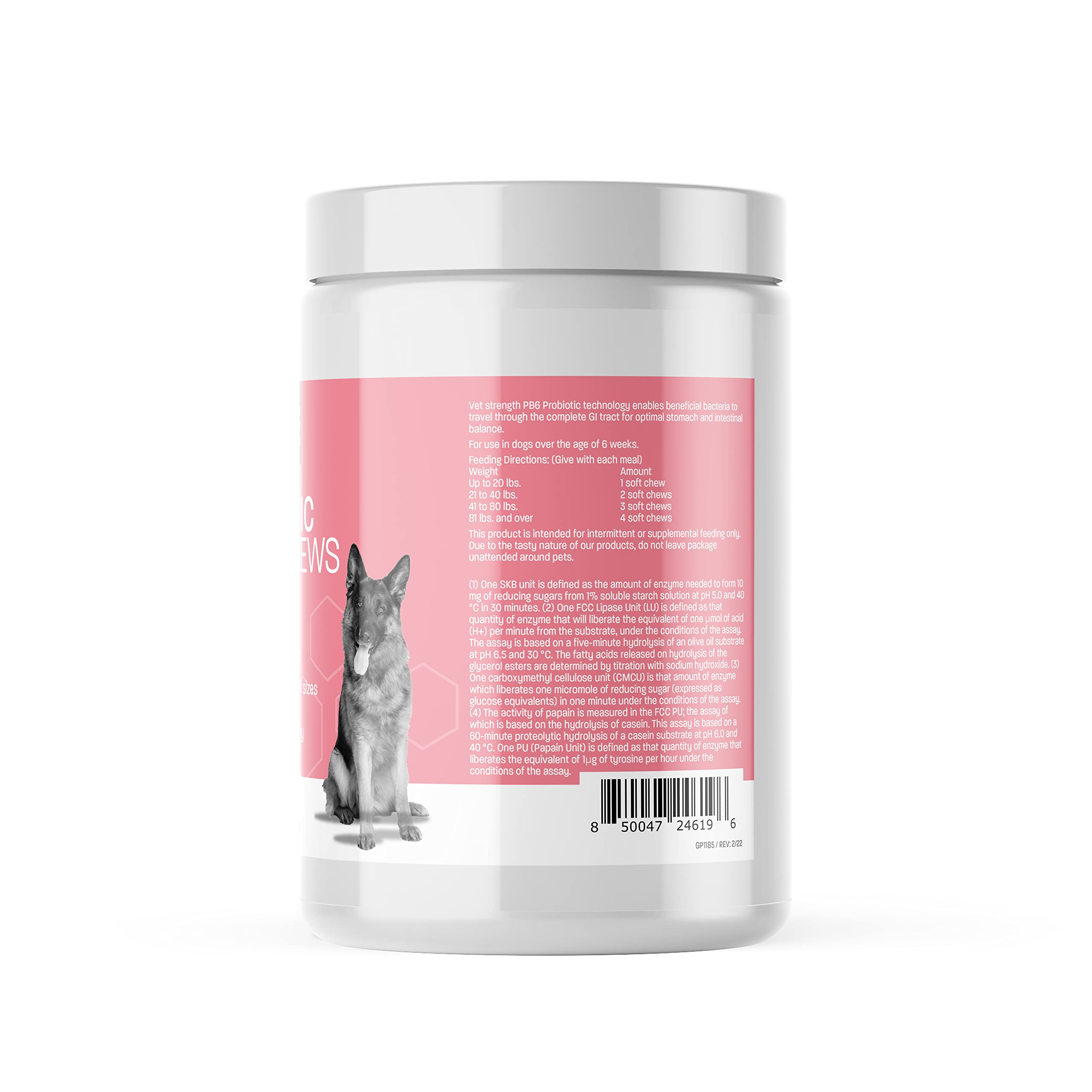 Pet Health Pros Advanced Probiotics for Dogs - Probiotic Soft Chew for Upset Stomach, Diarrhea & Constipation Relief - Promotes Happy Gut, Happy Dog - 60 ct