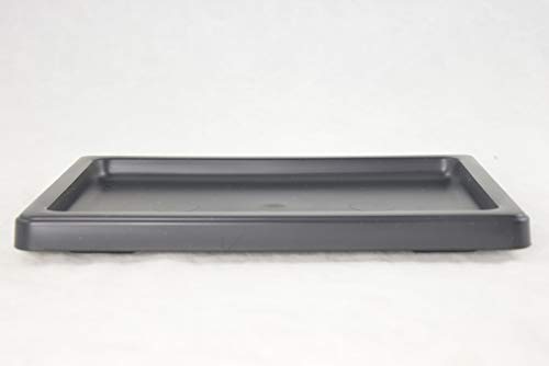 Japanese Black Plastic Humidity/Drip Tray for Bonsai Tree 8.5"x 6"x 0.75"
