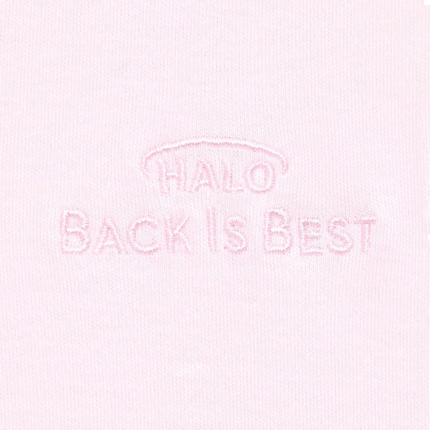 HALO Sleepsack 100% Cotton Wearable Blanket, TOG 0.5, Soft Pink, Medium