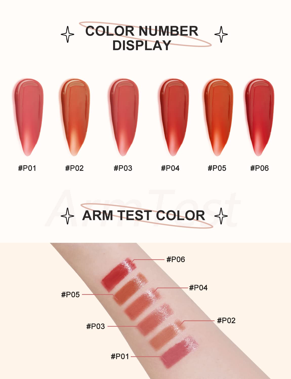 INTO YOU Hydrating Lip Gloss Liquid Moisturizing Lipstick Long Lasting Lip Tint for Women Plumping Non-Stick Glitter Shine Lip Glossy Stains Makeup (P02)