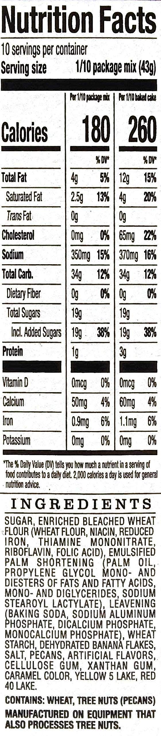 Duncan Hines Signature Cake Mix Banana Supreme 16.5oz (Pack of 3) by Duncan Hines Signature