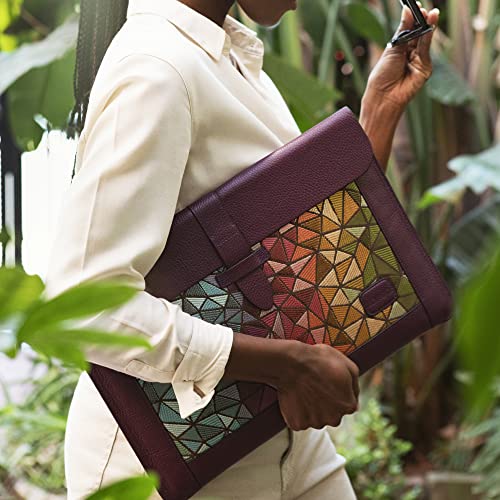 Londo Top Grain Leather Macbook Bag Laptop Sleeve for MacBook Pro and MacBook Air Case - 14 Inch - 13 Inch (M2, M2 Pro, M2 Max, M1) - 13.3 Inch - iPad Pro 12.9 Inch - 2020 2021, 2022 and 2023 Models