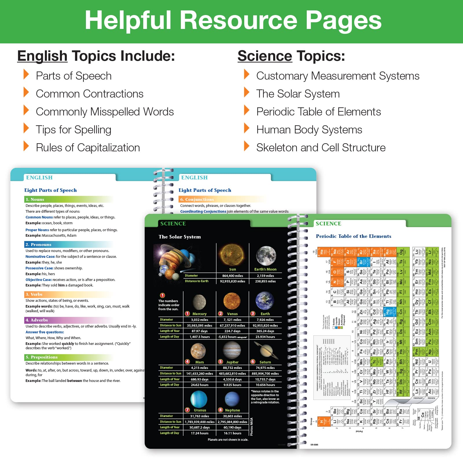 Global Datebooks Dated Middle School or High School Student Planner for Academic Year 2023-2024 Includes Ruler/Bookmark and Planning Stickers (Block Style - 5.5"x8.5" - Galaxy)