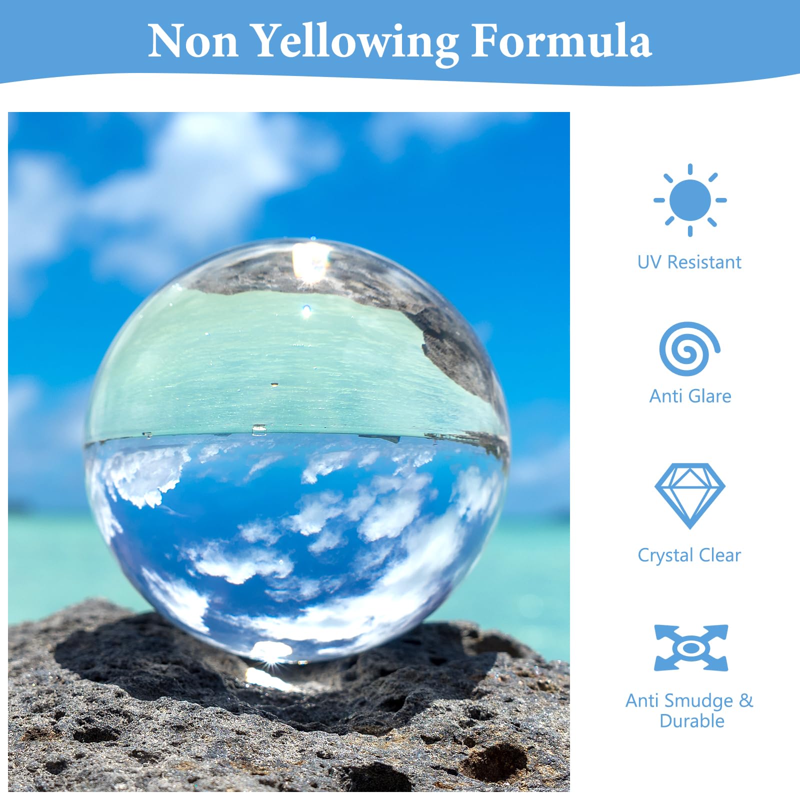 Epoxy Resin 34OZ - Epoxy Resin Kit, Crystal Clear Epoxy Resin Kit - Not Yellowing, No Bubble, Self Leveling, High-Gloss, Casting & Coating for DIY Jewelry Making of The Art Resin & Epoxy (17OZ x 2)