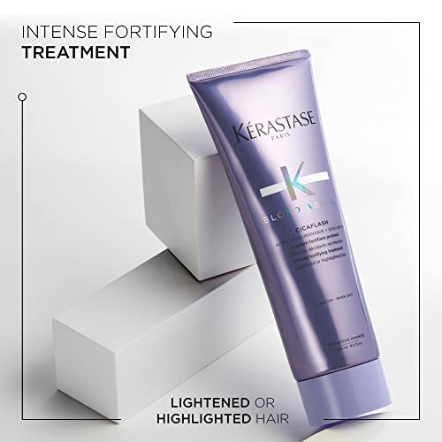 Kerastase | Blond Absolu Ultra-Violet Purple Shampoo & Conditioner | For Lightened, Highlighted and Grey Hair | Neutralizes Brassy and Yellow Undertones | Hydrates and Protects | With Hyaluronic Acid