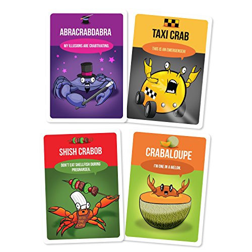 You've Got Crabs by Exploding Kittens - A Card Game Filled with Crustaceans and Secrets - Family-Friendly Party Games For Adults, Teens & Kids