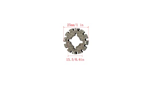 HSCGIN Rockwell Sonicrafter Blade Adapter Universal Quick-Fit Accessory Adapter for Rockwell Hex Interface Oscillating Tool Multi Master Power Tool