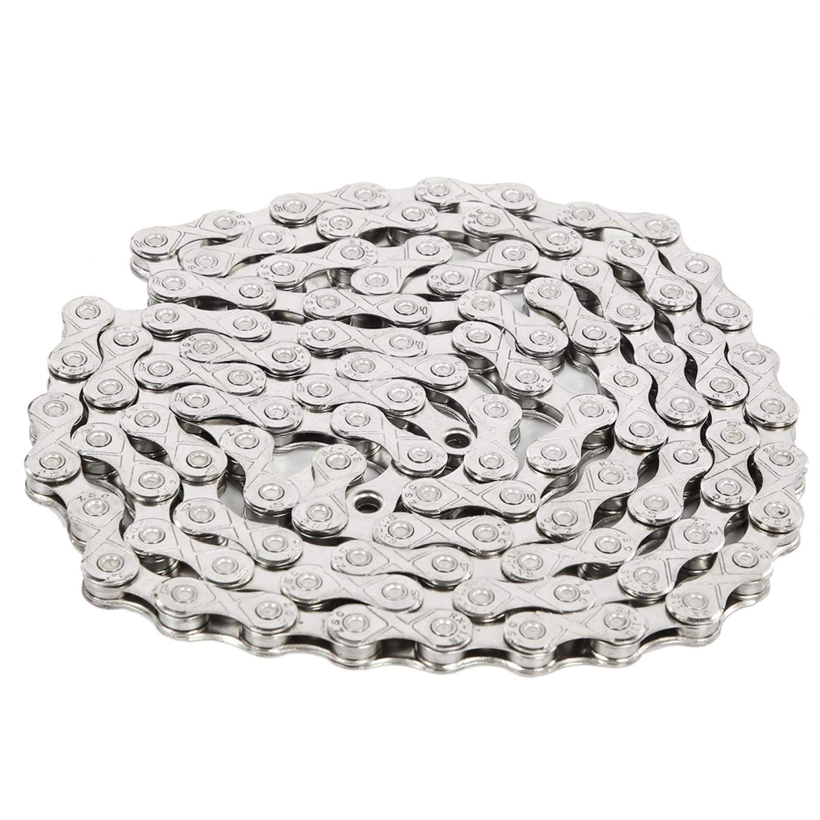 Deror Bike Chain Bicycle Chain Mountain Bike Variable Speed Electroplating Chain Bicycle Cycling Accessory(11 Speed)