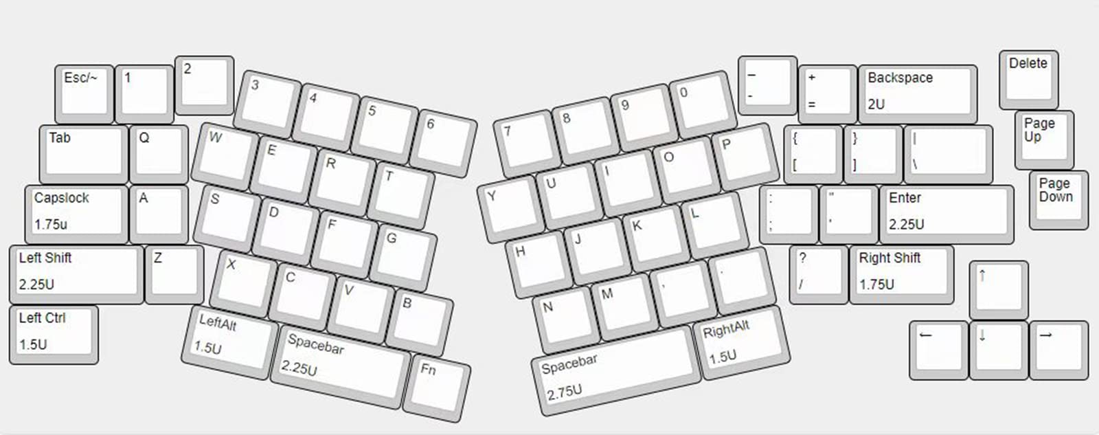 Hyekit Custom Gaming Keyboard - Alice Layout 66 Keys - Support QMK/Via - Gasket Structure - USB C Wired Mechanical Keyboard Kit - RGB Hot Swappable Switches & Keycaps - Acrylic Shell - Transparent
