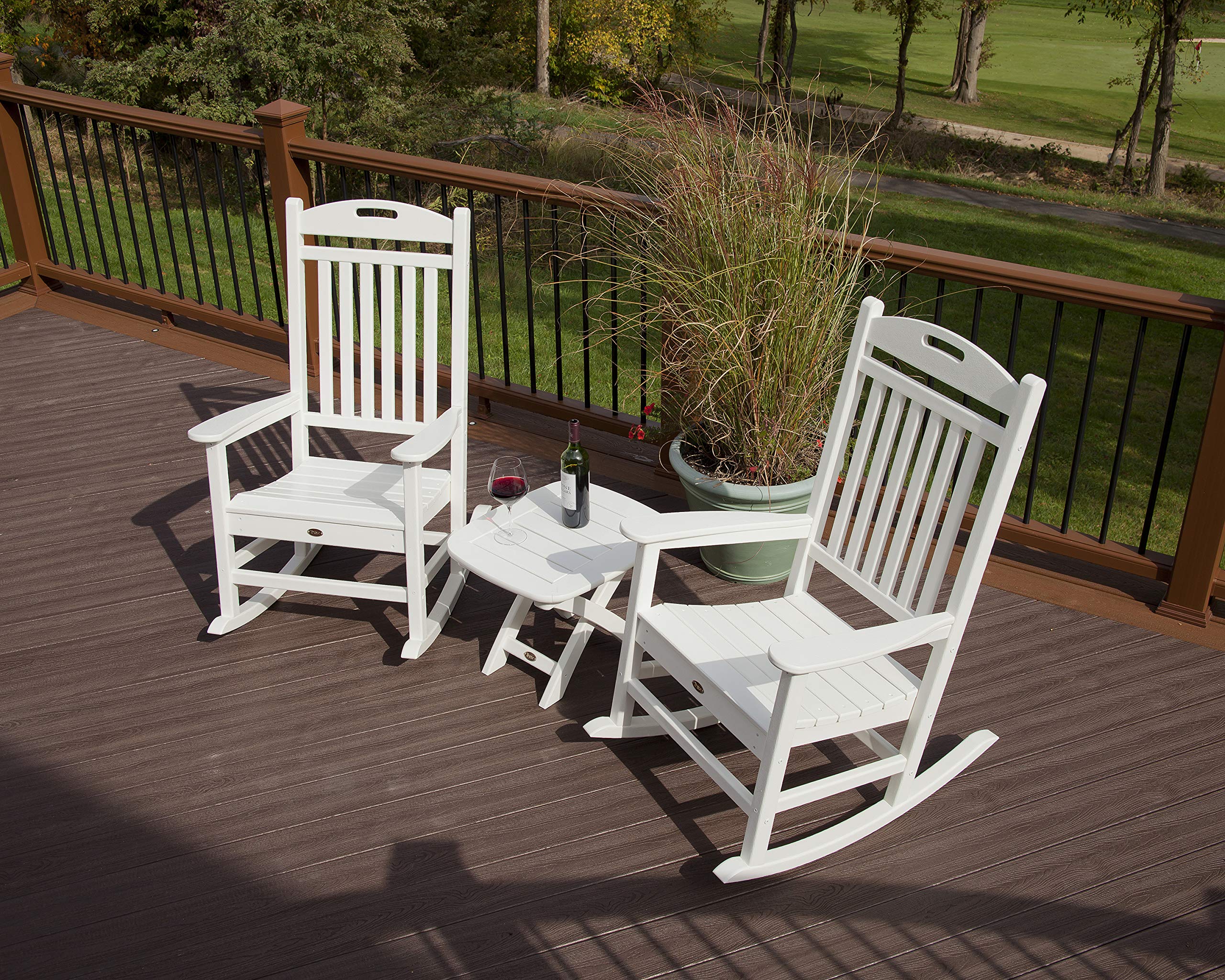 Trex Outdoor Furniture™ Yacht Club Rocking Chair Set, Rainforest Canopy