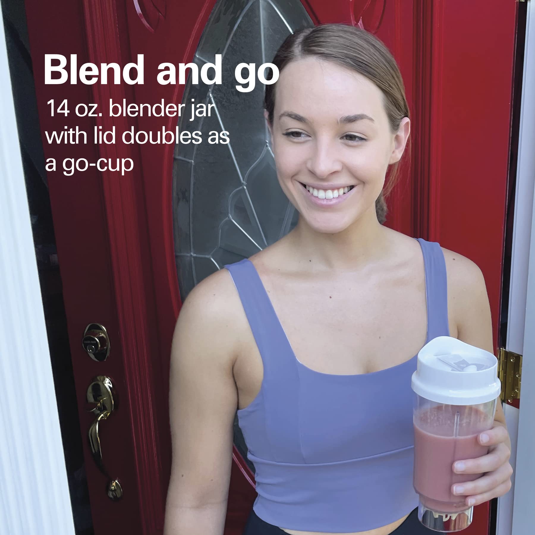 Hamilton Beach Mini Cordless Portable Personal Blender and Hamilton Beach Portable Blender for Shakes and Smoothies