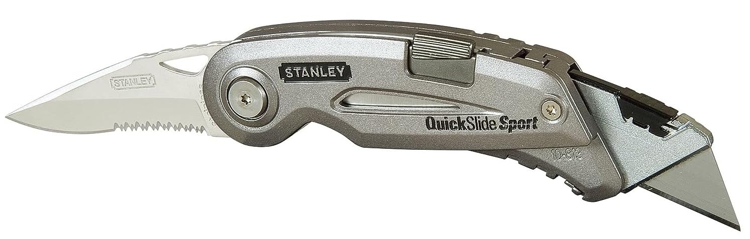 Stanley 0-10-813 Sport Knife "Quick slide II", Silver