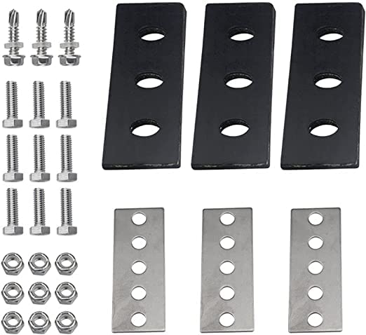 Giltswift 1/4" 3-Blade Snow Blower Impeller Modification Kit 2 Stage Chute Cab Universal Wrench Well Drilling Egg Tool Strips Machine Outdoor Blades