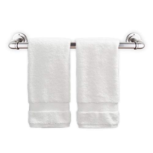 Rod Desyne Industrial Pipe Design Towel Bar, 30 inch, Satin Nickel