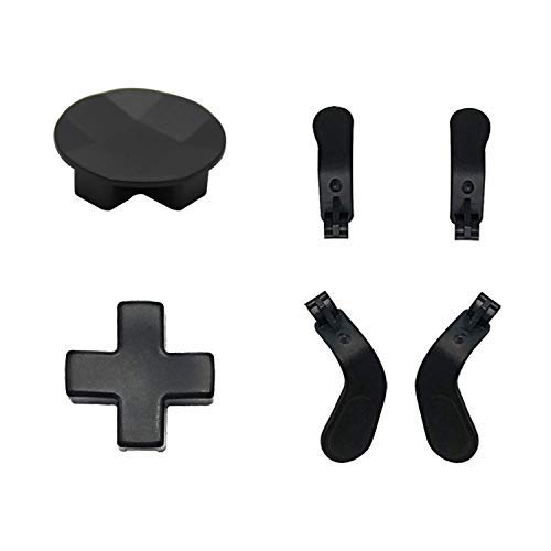 Elite Controller Replacement Parts, Xbox One Elite Series 2 Accessories, Elite Series 2 Kit, Metal 4 Paddles and 2 D-Pads for Xbox Gaming Accessories (Black)…