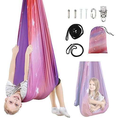 Sensory Swing Indoor Outdoor for Kids, Therapy Swing for Kids, Swing Hammock for Child & Adult with Autism, Sensory Joy Therapy Swing for Kids Joy Therapy Swing for Kids(Double Layer)