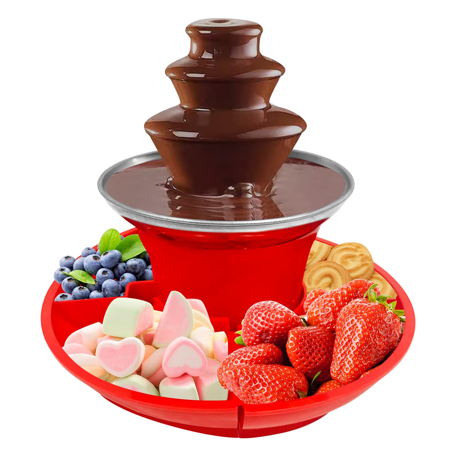 MINI Chocolate Fondue Fountain Machine for Candy Butter Cheese